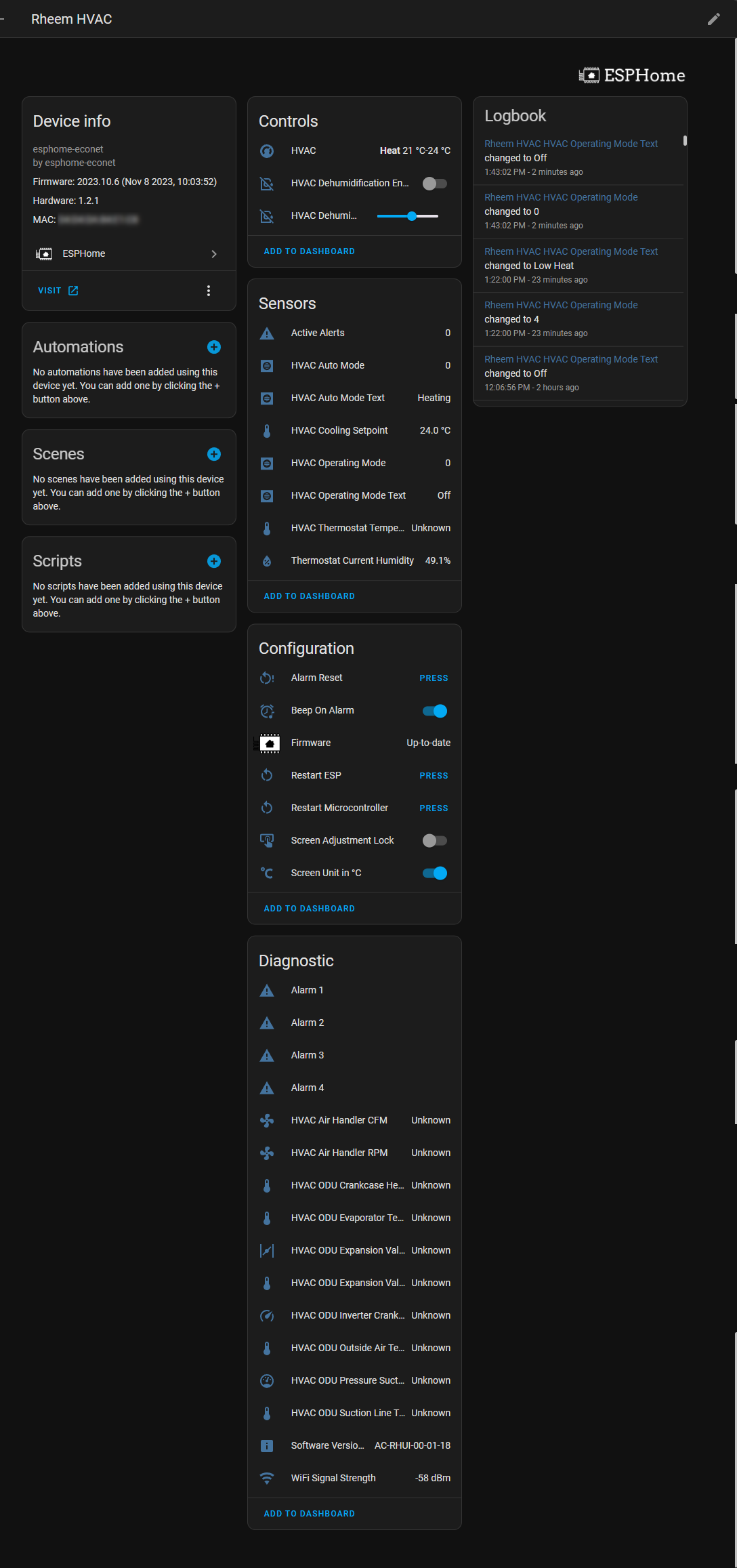 Extract ODU HVAC sensors to a separate file · Issue #146 · esphome-econet/esphome-econet · GitHub
