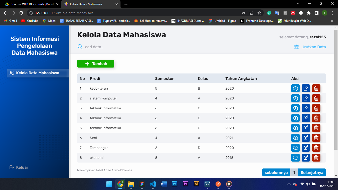 GitHub - RezalSultan/Website-Sistem-Pengelolaan-Data-Mahasiswa