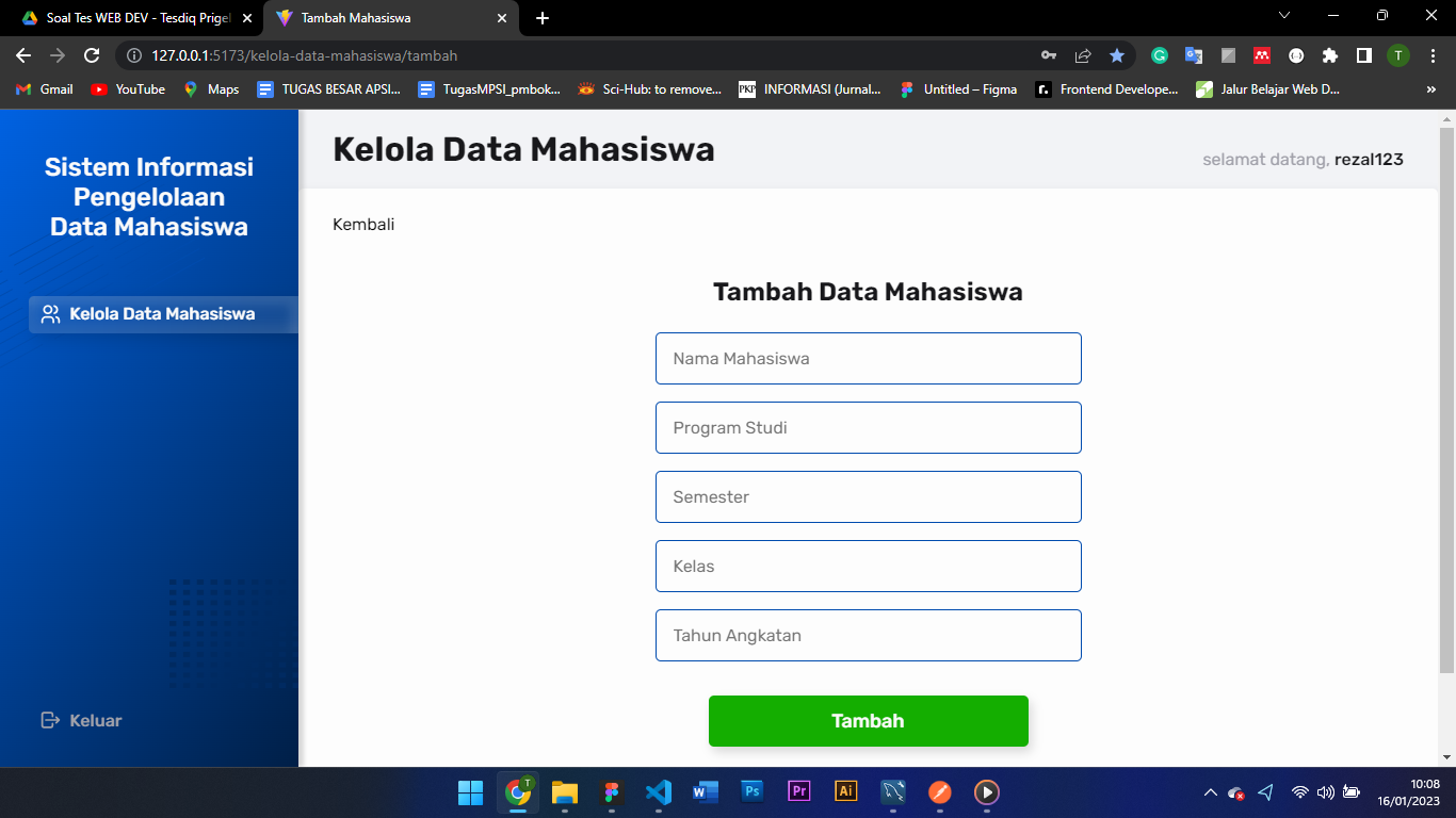 GitHub - RezalSultan/Website-Sistem-Pengelolaan-Data-Mahasiswa