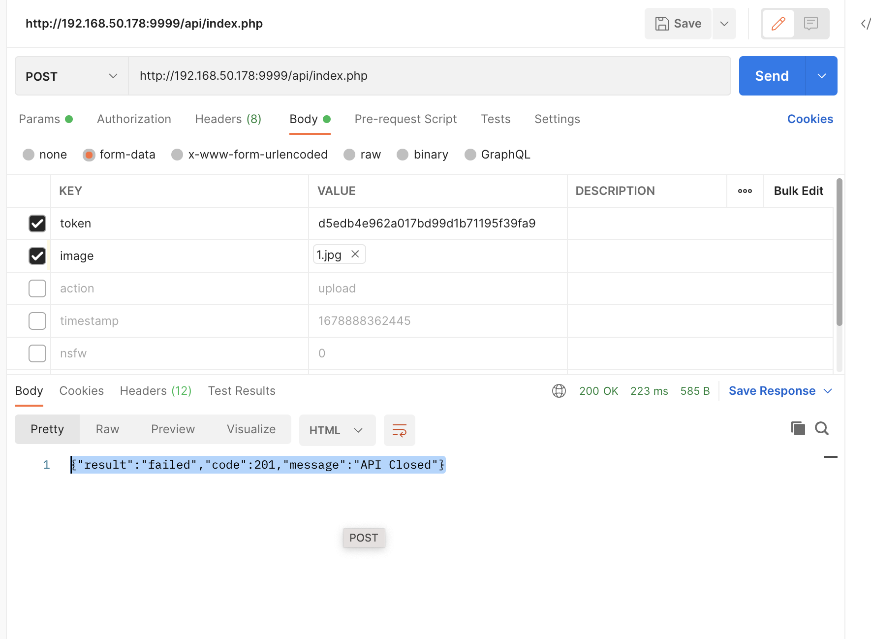 API提交出现 201，API Closed错误 · Issue #100 · icret/EasyImages2.0 · GitHub