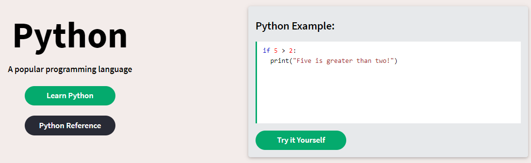 免費的程式語言學習平台-W3Schools · NCU-GS4719-Python Python-Community · Discussion #591 · GitHub