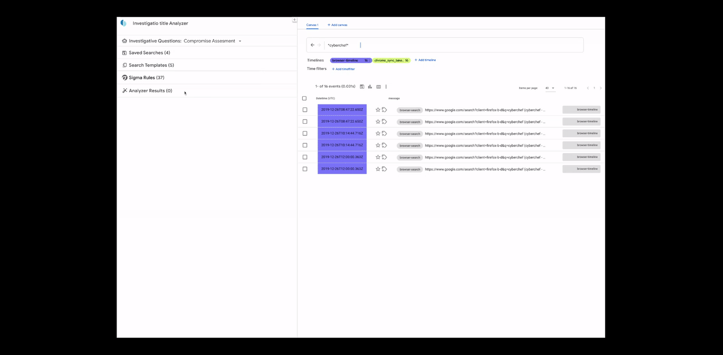Migrate the Analyzer functionality into the new UI · Issue #2559 · google/timesketch · GitHub