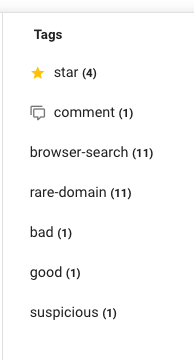 UI feedback: Tag list in the omnibox · Issue #2795 · google/timesketch · GitHub