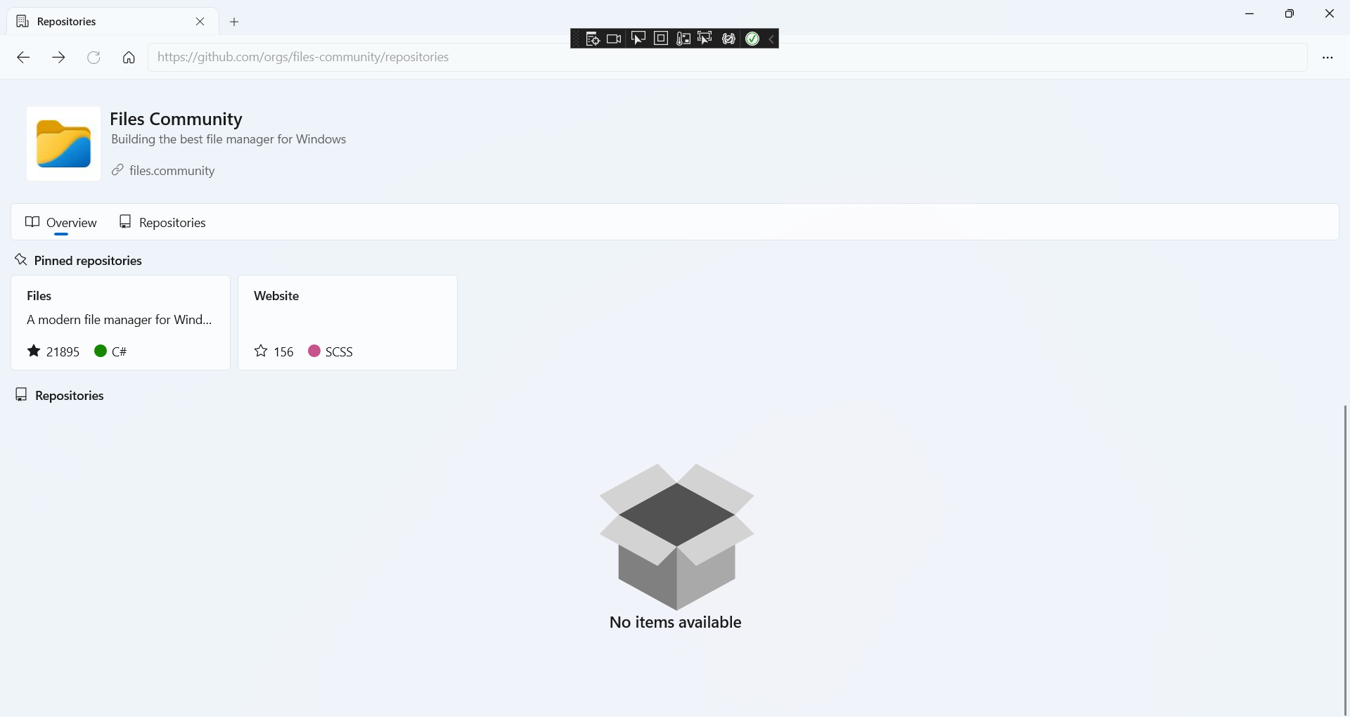 There is no overview should be hidden after data loads up · Issue #124 · 0x5bfa/FluentHub · GitHub