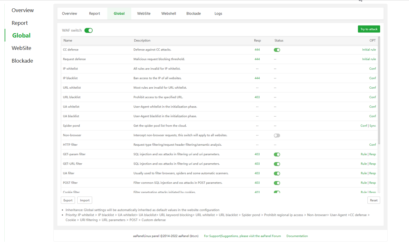 [FEATURE] 增加一个类似于 aaPanel 的防火墙系统和大屏面板 · Issue #407 · 1Panel-dev/1Panel · GitHub