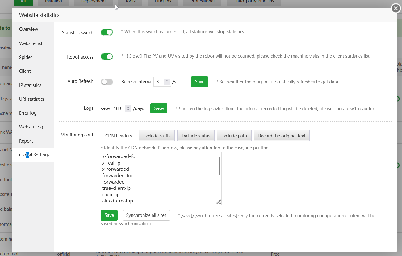 [FEATURE] 添加一个类似于 aaPanel 网站统计的插件 · Issue #408 · 1Panel-dev/1Panel · GitHub