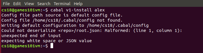 cabal-2.4.0.0 Could not deserialize /root.json · Issue #8087 · haskell/cabal · GitHub