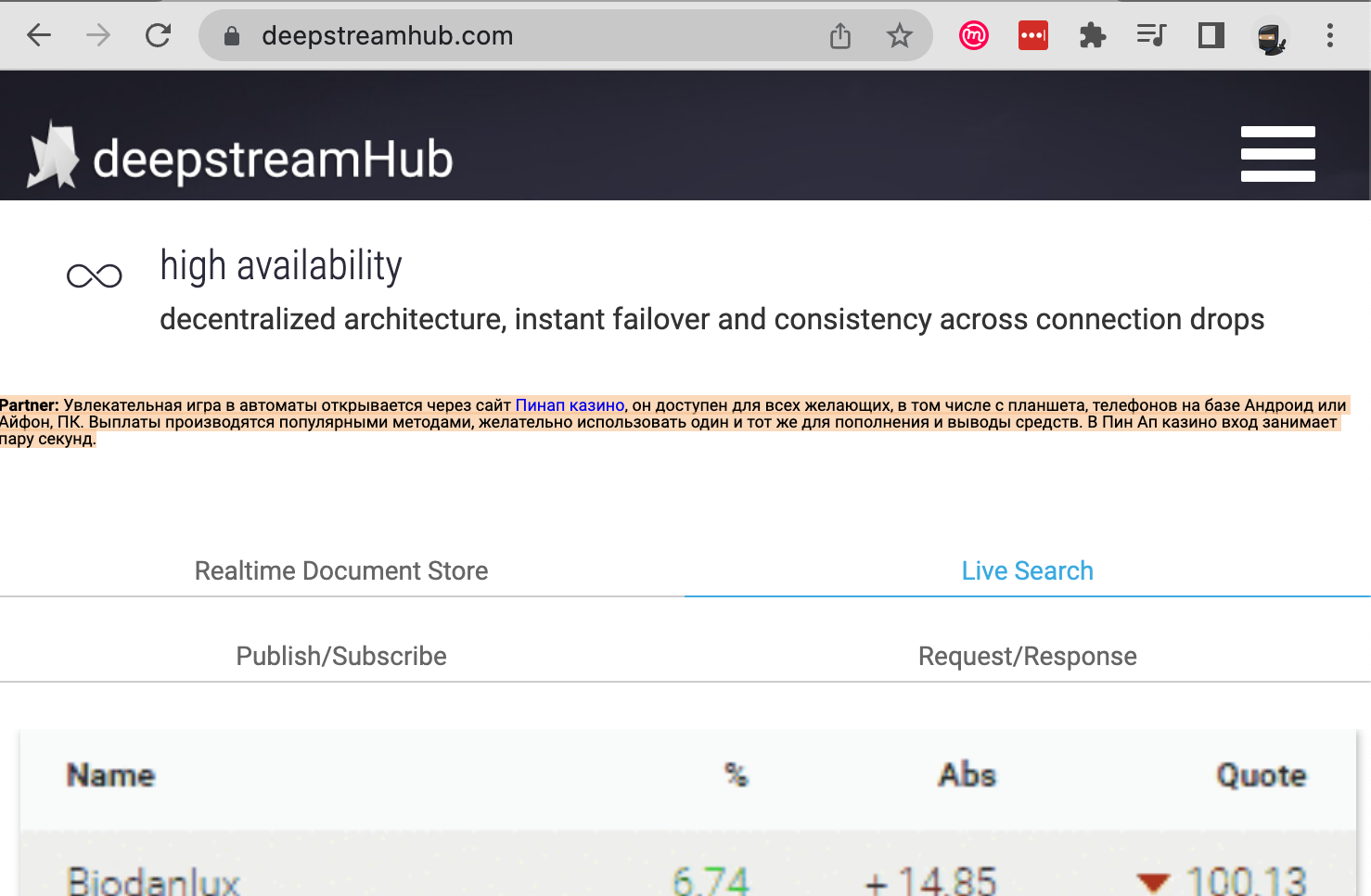 Deepstreamhub has a russian casino ad on it · Issue #827 · golden ... Deepstreamhub has a russian casino ad on it · Issue #827 · golden ...