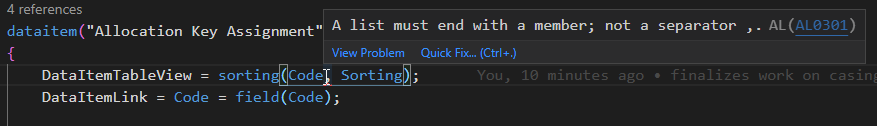 Fix Identifiers and Keywords leads to uncompilable report · Issue #338 · anzwdev/al-code-outline ...