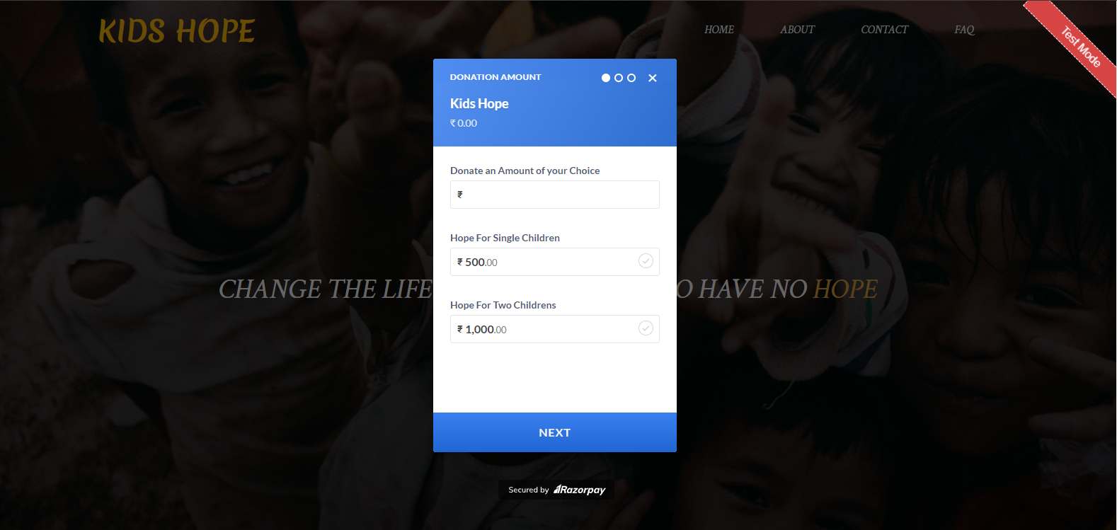 GitHub - HammadMomin/Kids-Hope-Charity-Website: Using HTML5 and CSS, I have made a Responsive ...