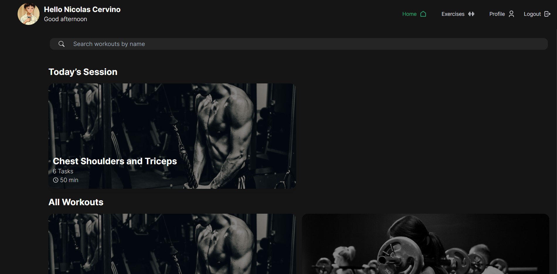 GitHub - NicolasCervino/GymApp