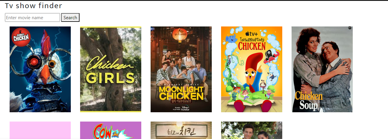 GitHub - AtHaRaVs/Movie-Tv-show-finder: A simple API call based application to fetch TV shows ...