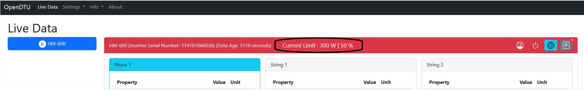 Feature Request : Webinterface verbessern · Issue #216 · tbnobody/OpenDTU · GitHub