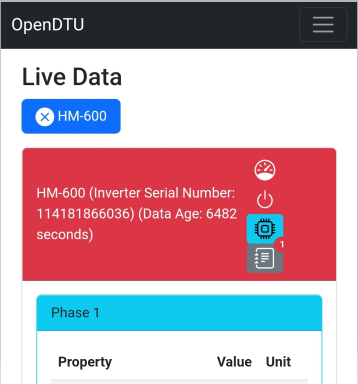 Feature Request : Webinterface verbessern · Issue #216 · tbnobody/OpenDTU · GitHub