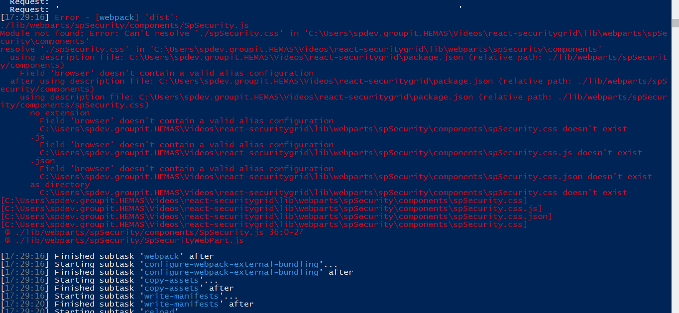 Failed to load entry point from component · Issue #792 · pnp/sp-dev-fx-webparts · GitHub