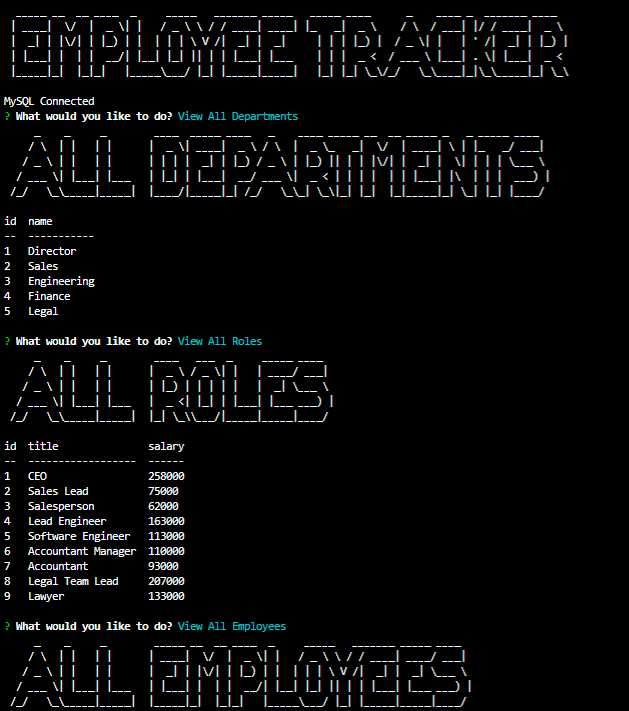 GitHub - silver-matt/Employee-Tracker