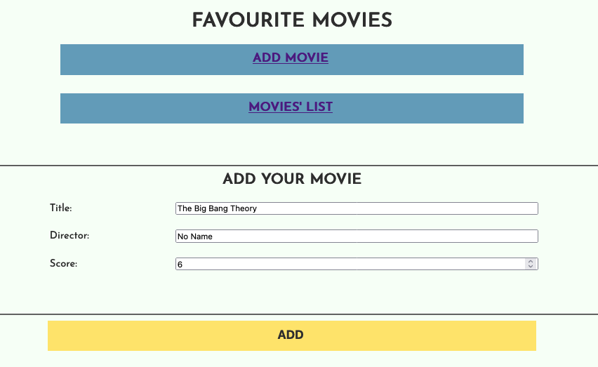 GitHub - sonictooth89/My-Favourite-films: Express + Handlebars
