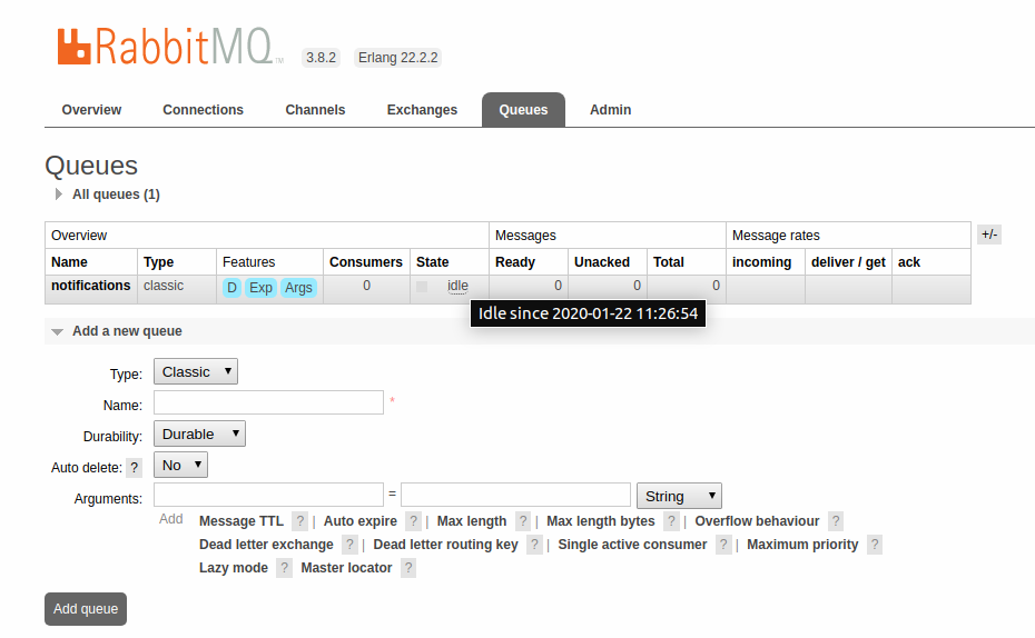 Queue idle time is refreshing · Issue #766 · rabbitmq/rabbitmq-management · GitHub