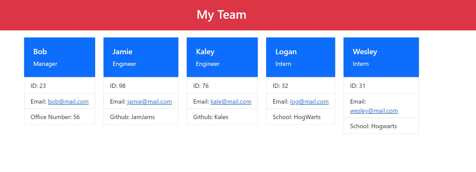 GitHub - Rwillford/team-profile-generator