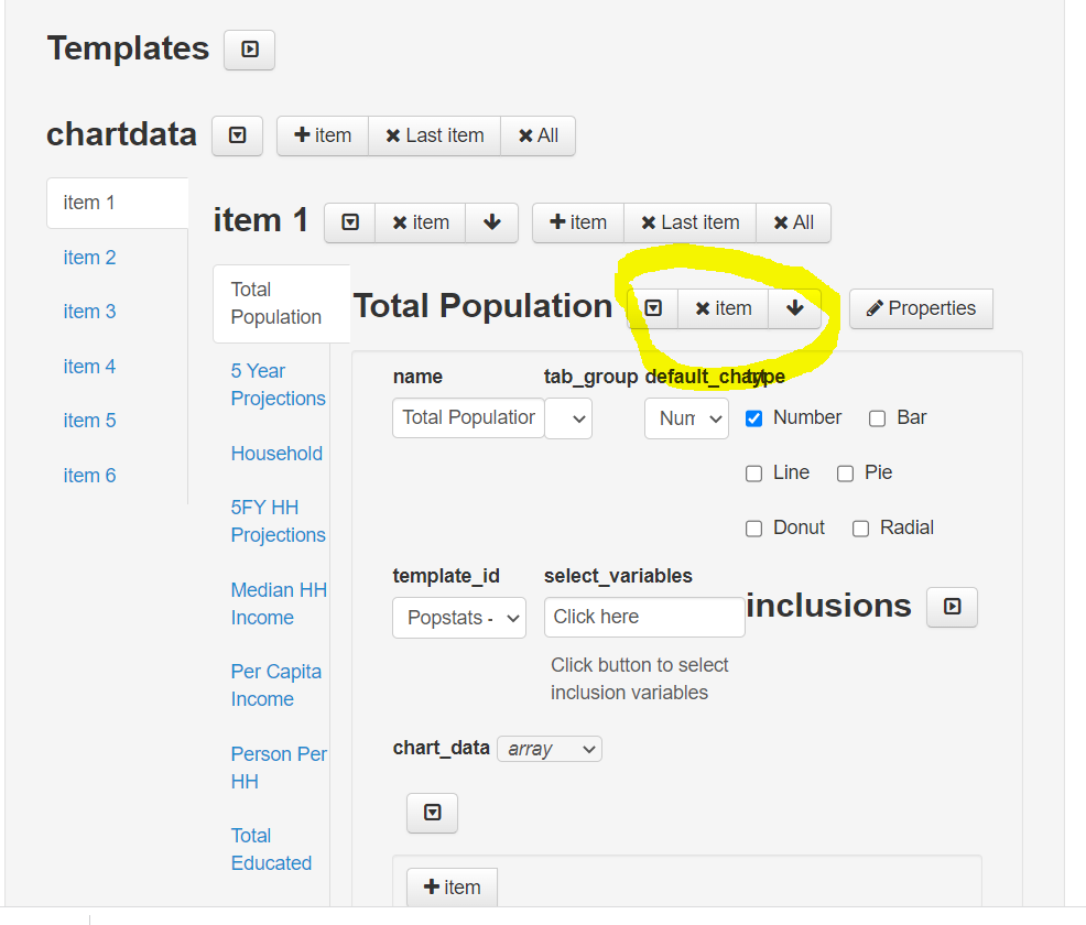 Delete Button item is not coming on top for object data type · Issue #1285 · json-editor/json ...