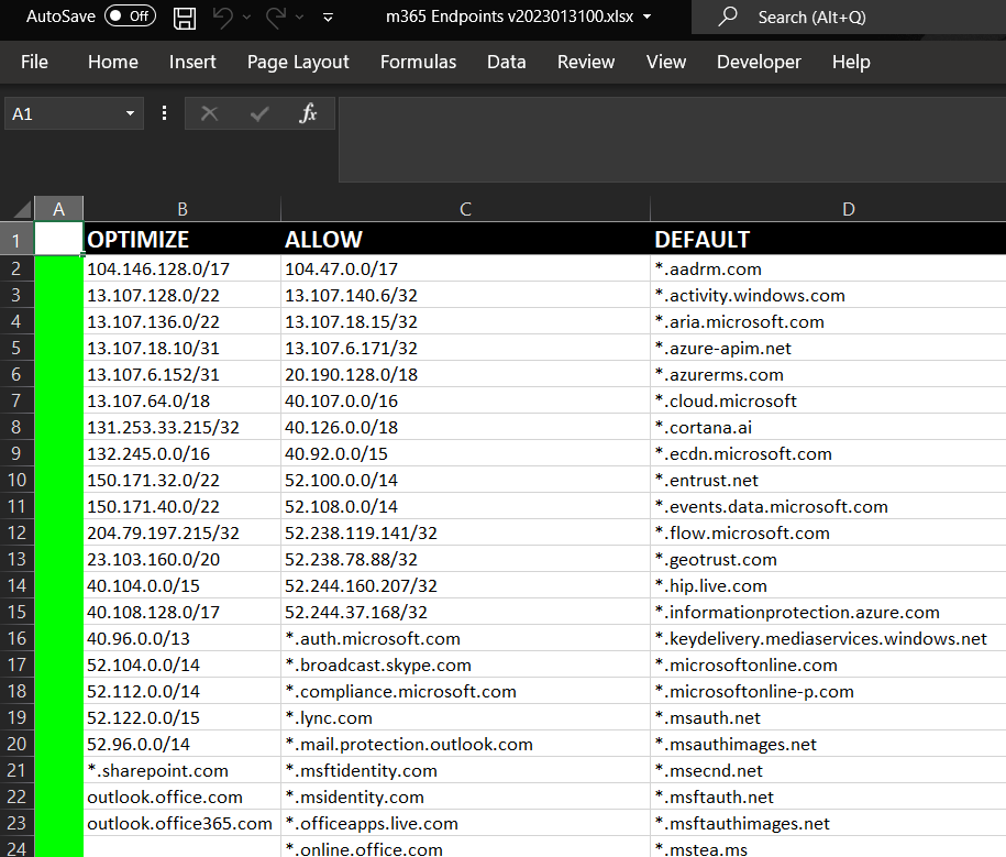 GitHub - krugerd/getm365endpoints: get current M365 IPs and URLs