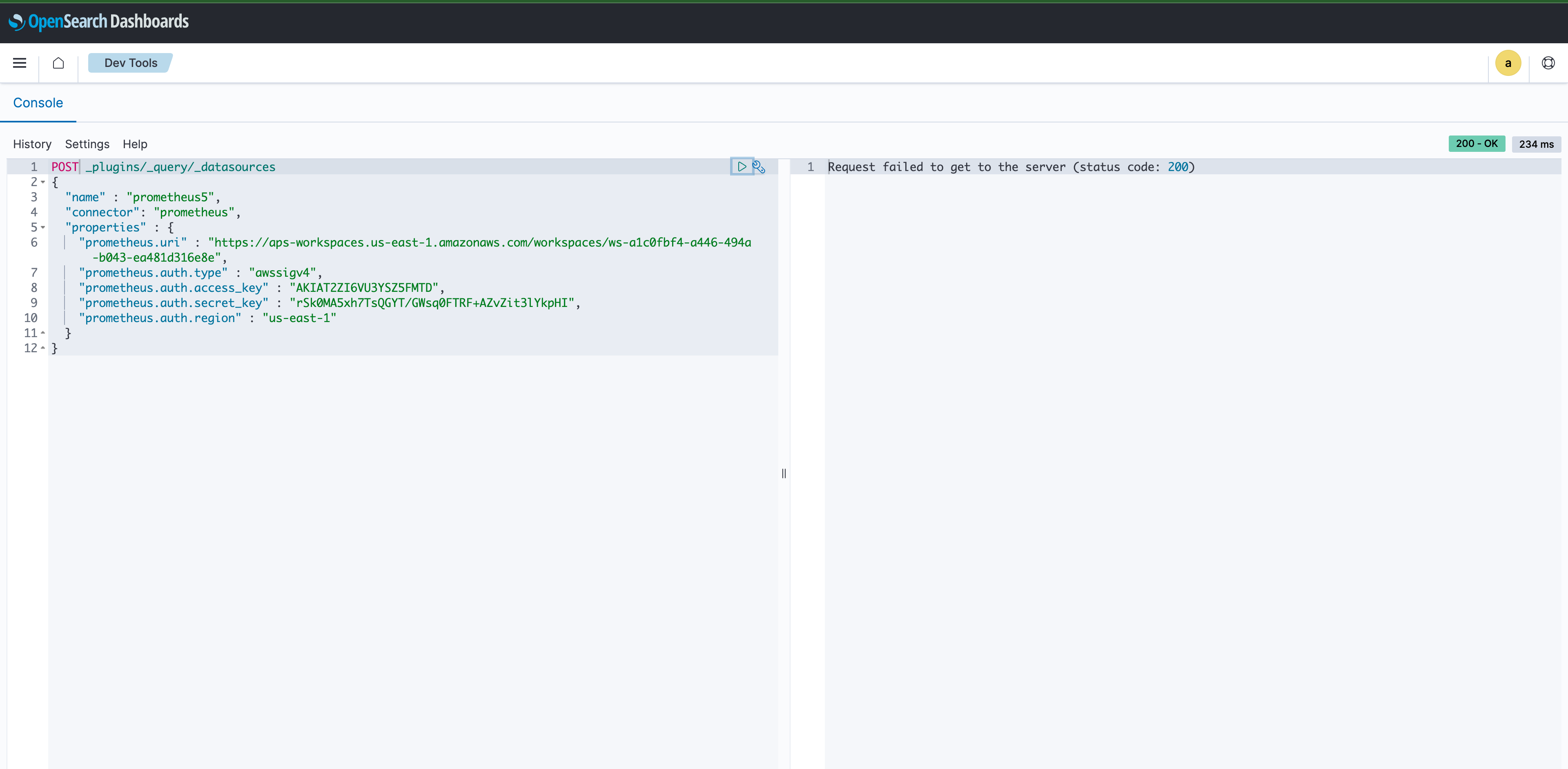 [BUG] Dev Tools is blanking out incase of failed api requests. · Issue ...