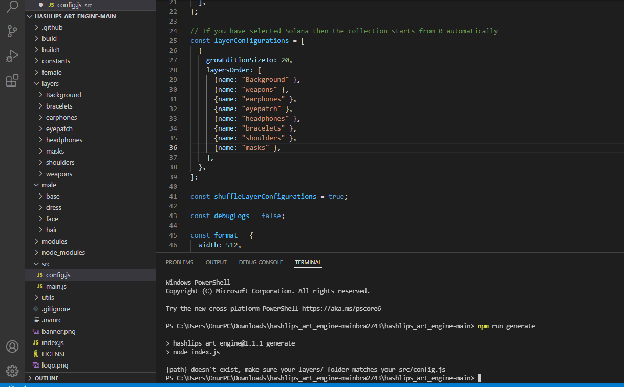 How can I generate different layer in folder. · Issue #774 · HashLips/hashlips_art_engine · GitHub