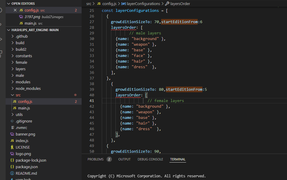 How can I generate different layer in folder. · Issue #774 · HashLips/hashlips_art_engine · GitHub