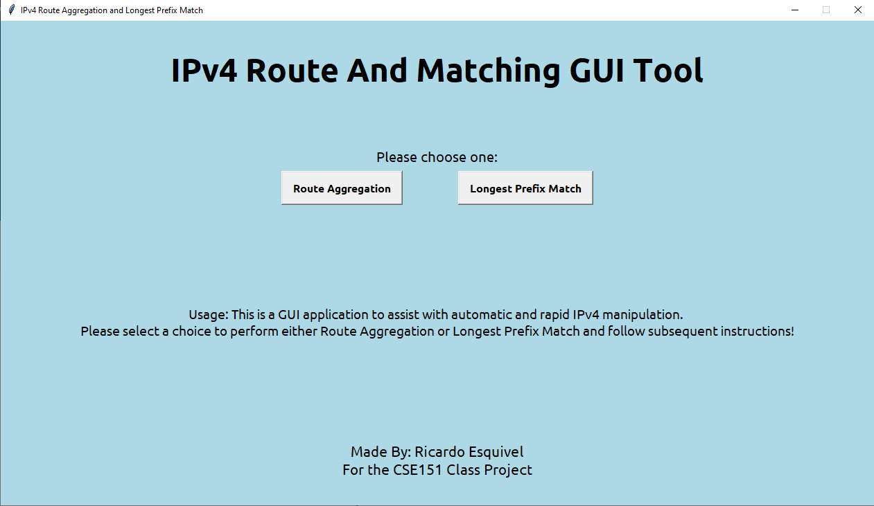 GitHub - richybourne/IPv4_GUI_Tool: CSE 151 Project - An IPv6 ... GitHub - richybourne/IPv4_GUI_Tool: CSE 151 Project - An IPv6 ...