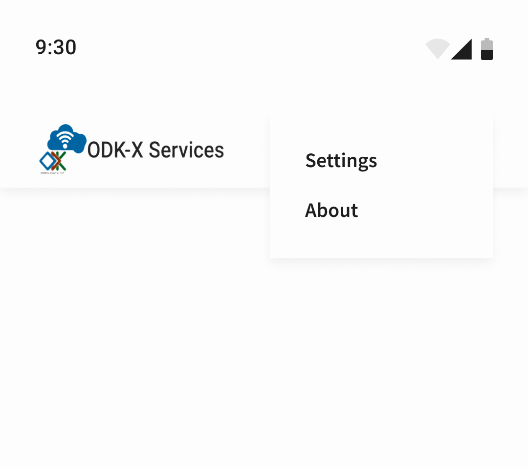 ODK-X Services - Menu navigation UI improvement · Issue #358 · odk-x/tool-suite-X · GitHub