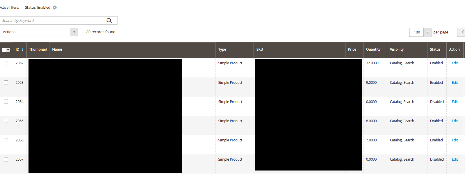 Product Status Filter doesn't always work · Issue #23563 · magento ...