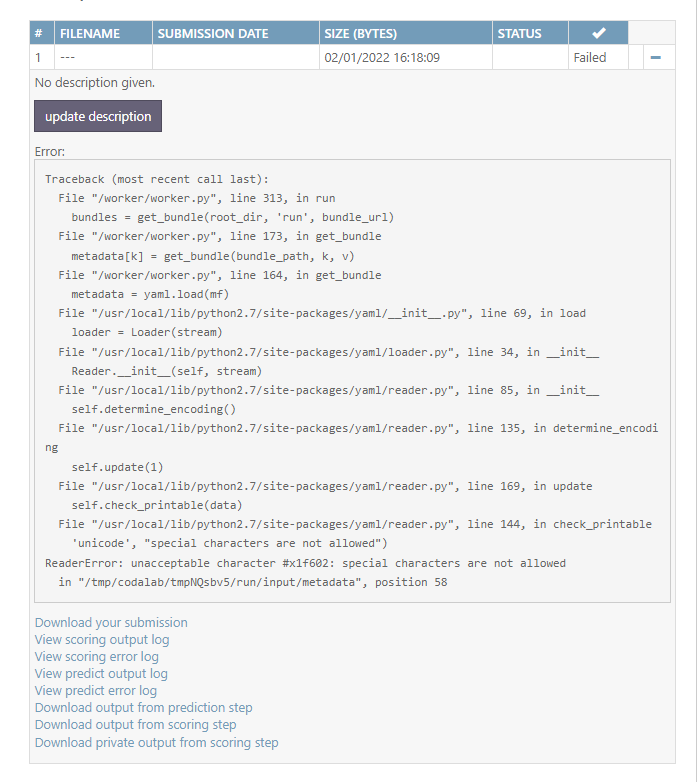 Results submission interpreted as code submission · Issue #3094 · codalab/codalab-competitions ...