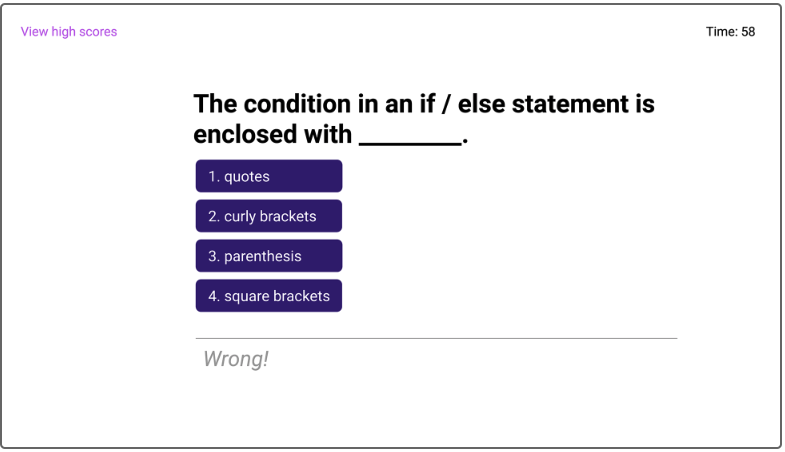 GitHub - Wueban/code-quiz