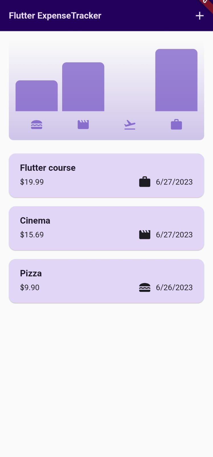 GitHub - michelgm/expense_tracker: Expense tracker app (Flutter)