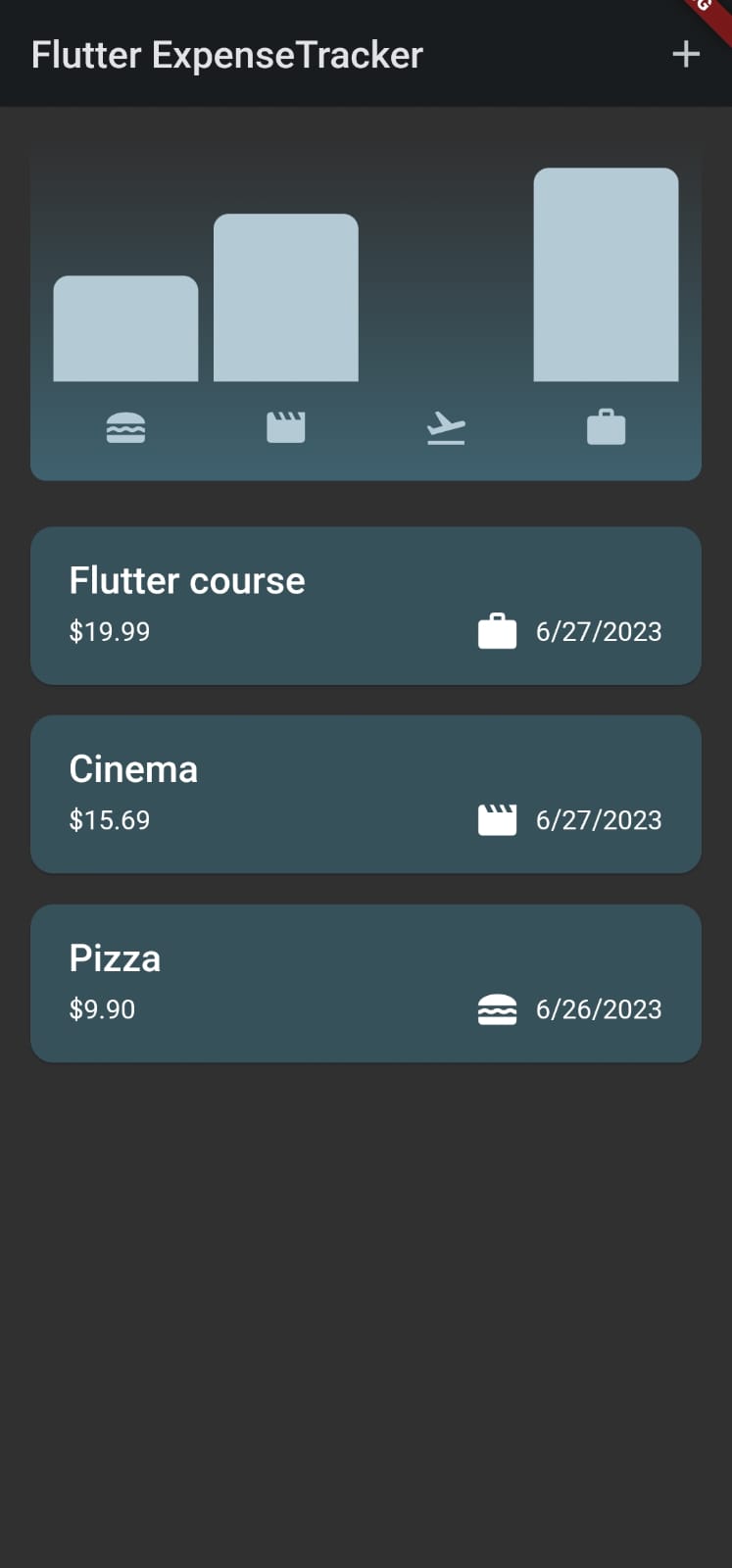 GitHub - michelgm/expense_tracker: Expense tracker app (Flutter)