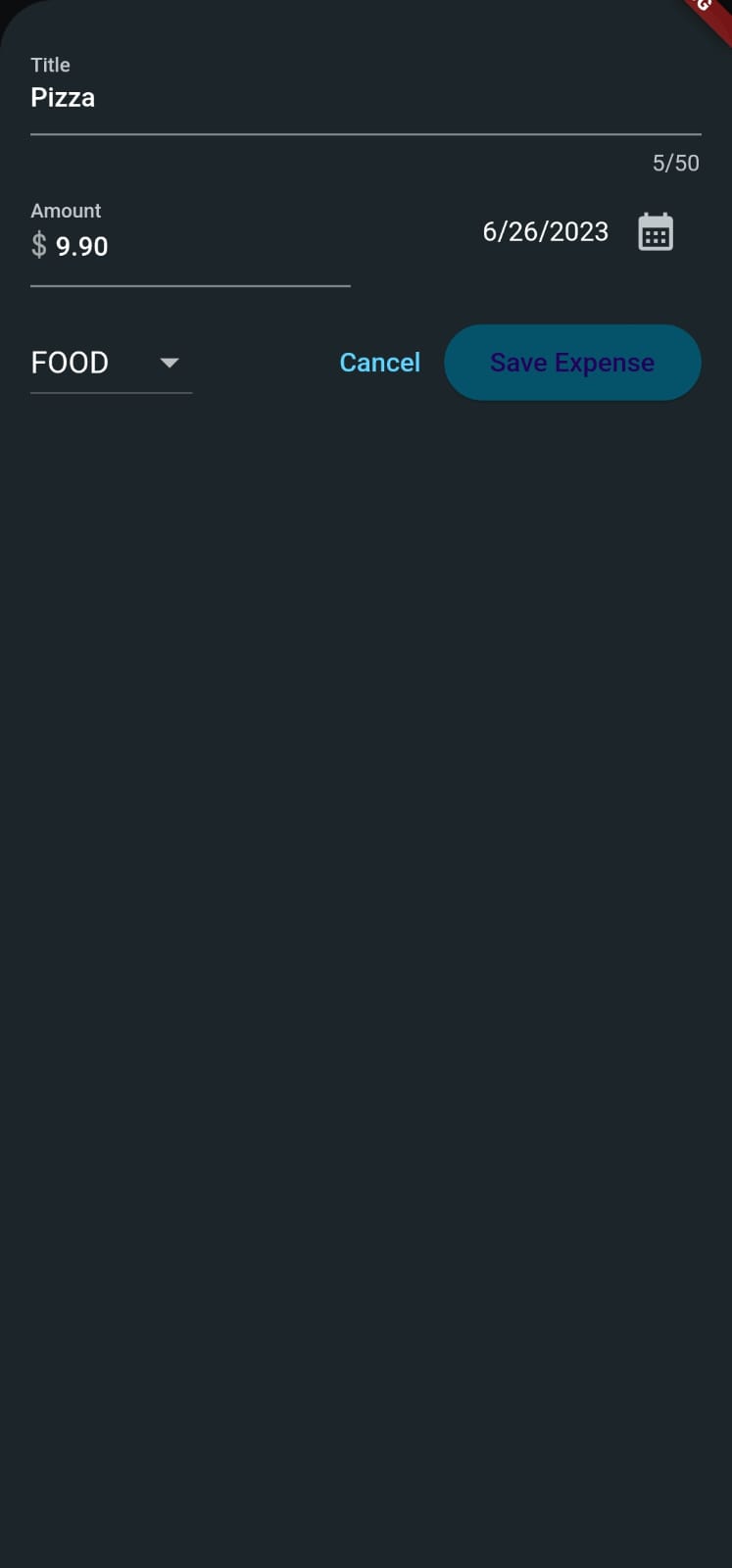 GitHub - michelgm/expense_tracker: Expense tracker app (Flutter)