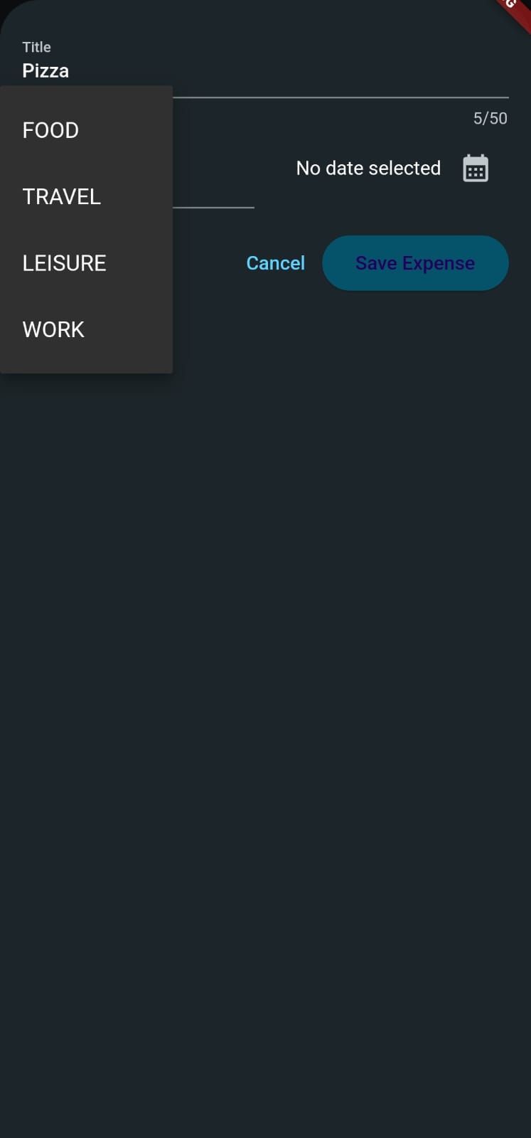 GitHub - michelgm/expense_tracker: Expense tracker app (Flutter)
