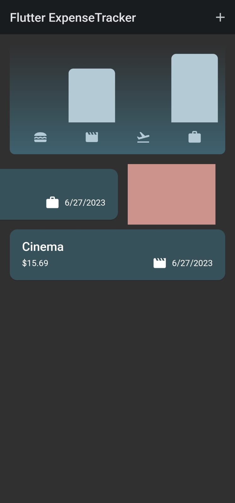 GitHub - michelgm/expense_tracker: Expense tracker app (Flutter)