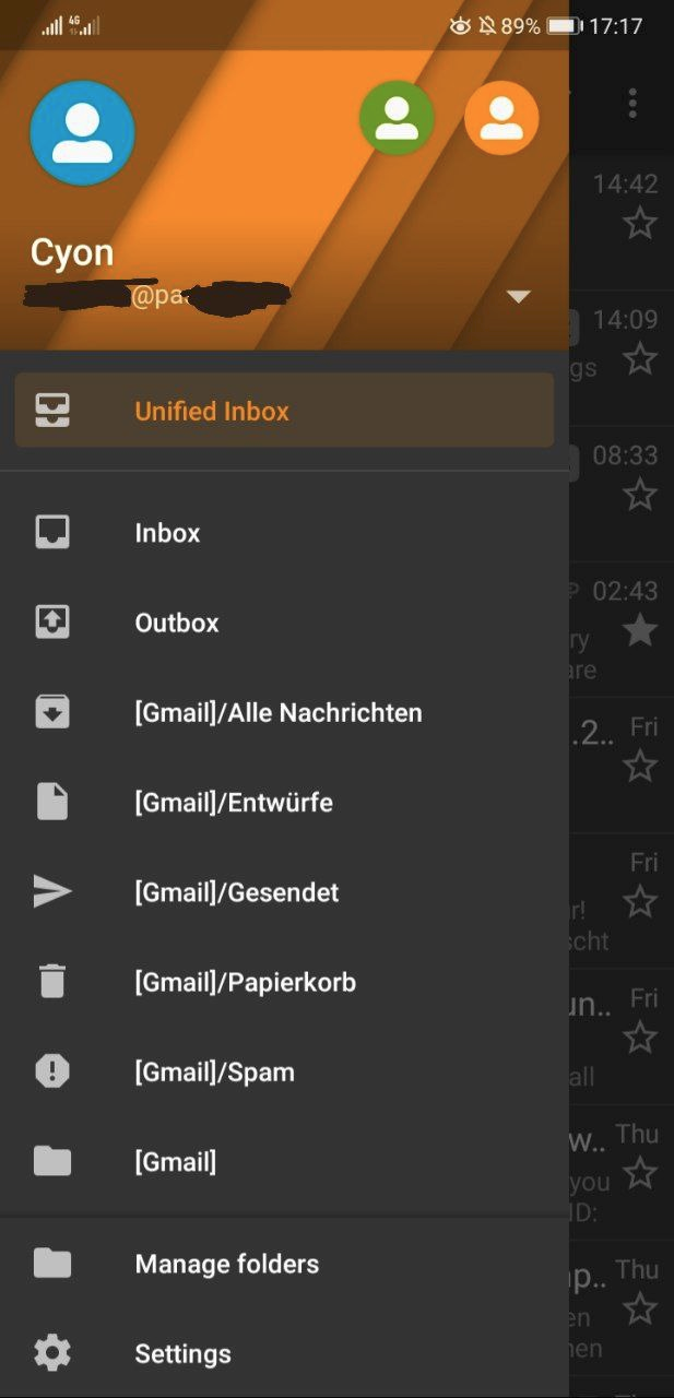 drawer header inconsistent with custom default account · Issue #5198 ...