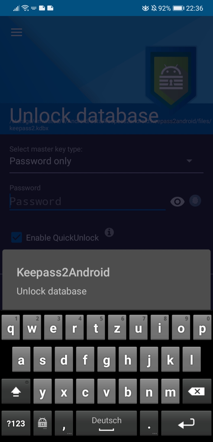 biometric dialog below keyboard · Issue #1300 · PhilippC/keepass2android · GitHub