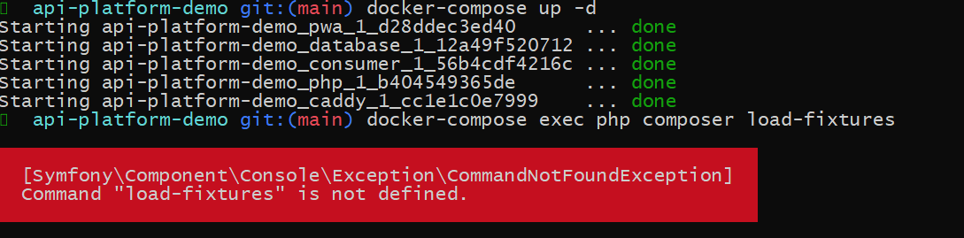 Install instructions don't work · Issue #222 · api-platform/demo · GitHub