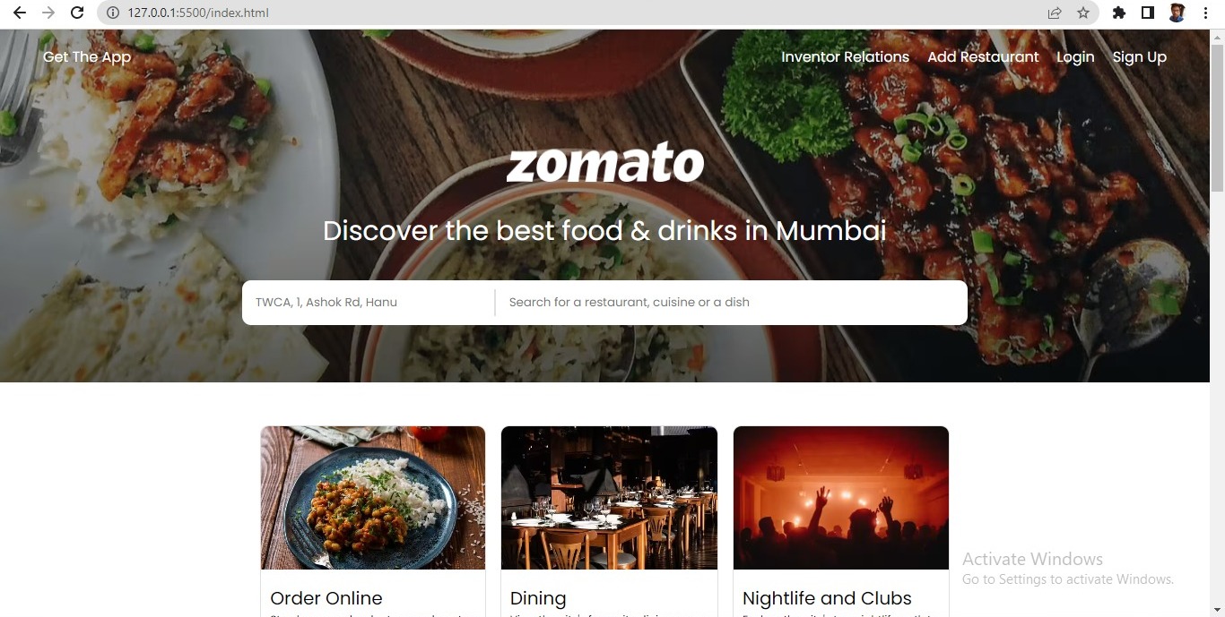 GitHub - mukesh786yadav/zomato_clone_page