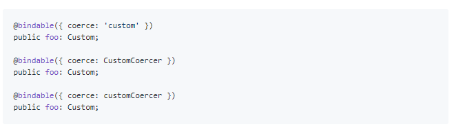 Type awareness and reflection for @bindable and @observable · Issue #368 · aurelia/aurelia · GitHub