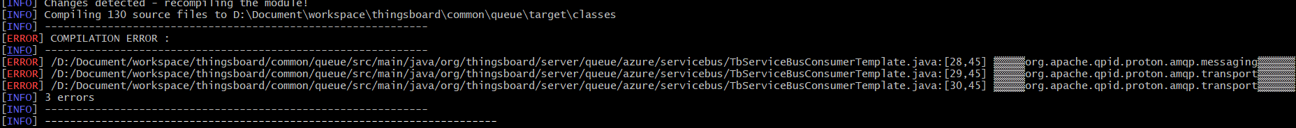 Question Thingsboard Server Queue Components Install Error · Issue 8432 · Thingsboard 1309