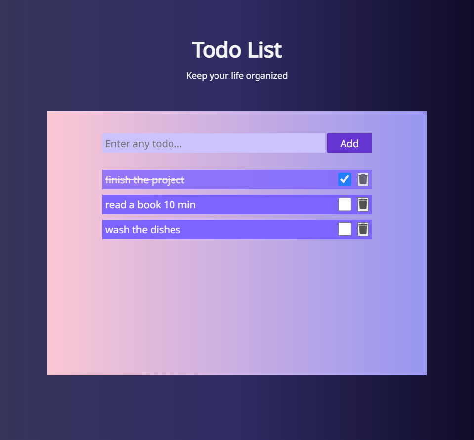 GitHub - AygunHajiyeva/TODOLIST-APP GitHub - AygunHajiyeva/TODOLIST-APP