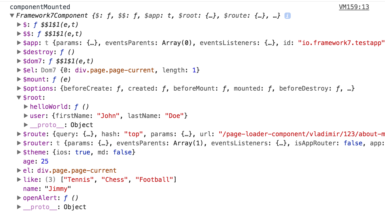 $root is empty for Router Component · Issue #2204 · framework7io/framework7 · GitHub