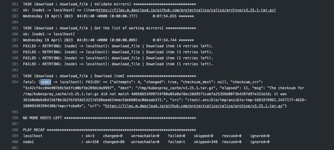 software bug: online create calico cluster fail · Issue #665 · kubean-io/kubean · GitHub