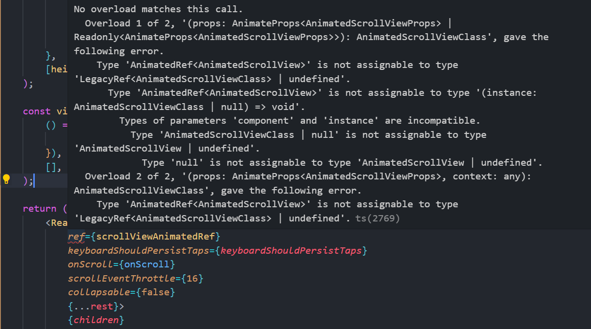 Potential TypeScript errors in react-native-reanimated 3.4.0 · Issue #4645 · software-mansion ...