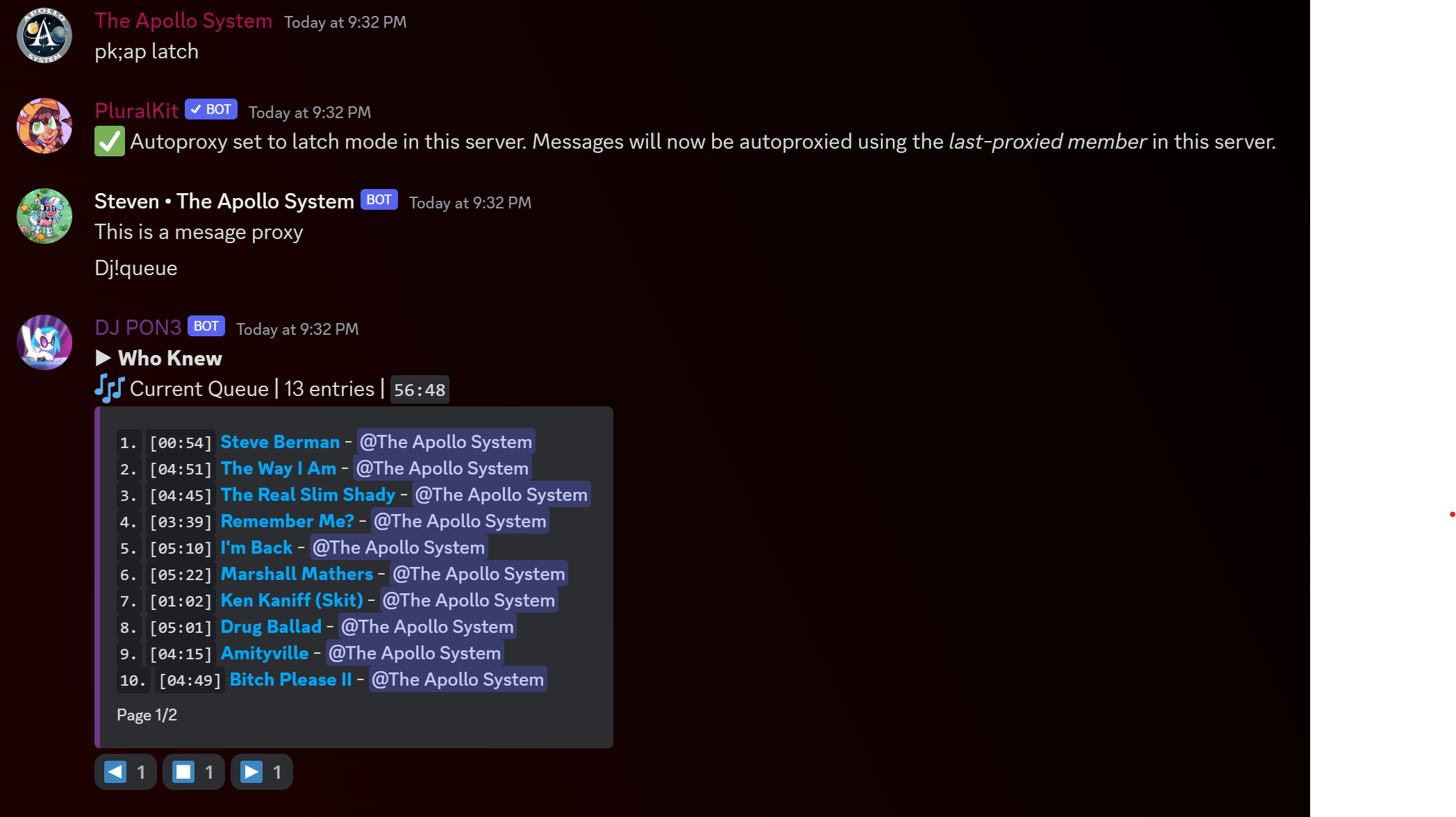 [Bug Report] PluralKit causes bot responses to be deleted. · Issue #1395 · jagrosh/MusicBot · GitHub