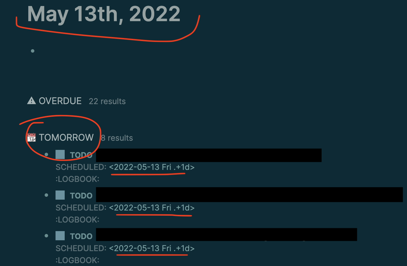 Default queries in the journal page WON'T reload when switching to a new day. · Issue #5166 ...